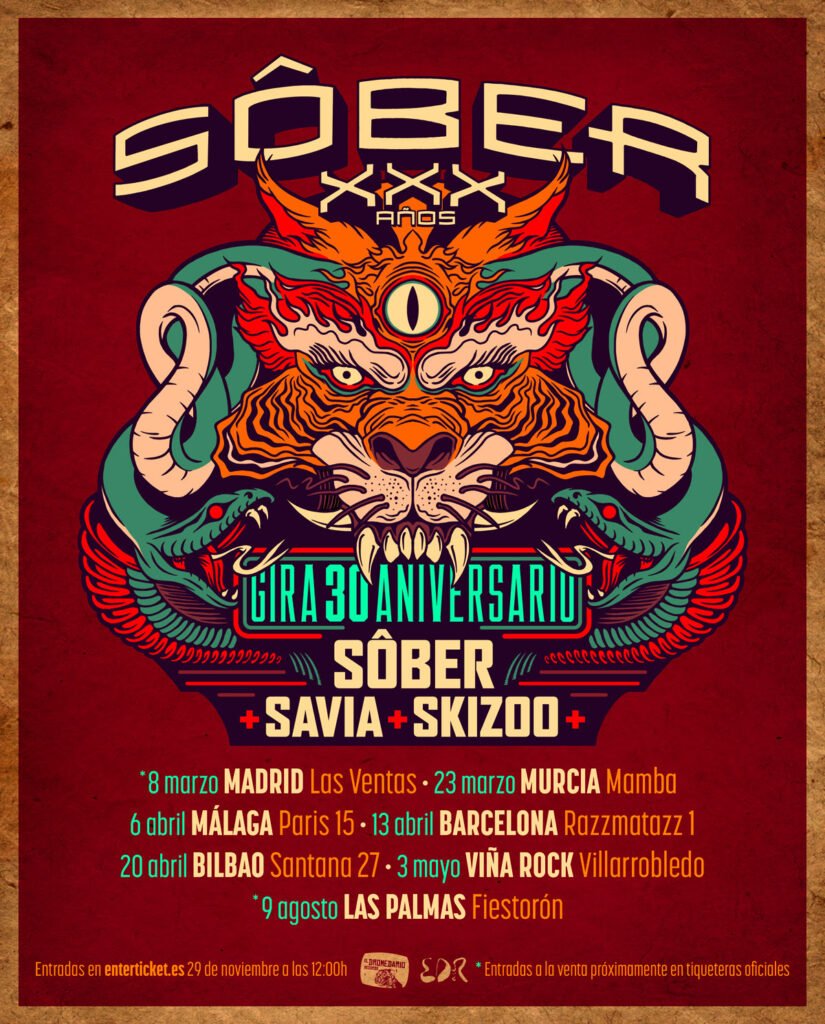 Sôber publican un nuevo single: «Tiempo» – Rock4Spain